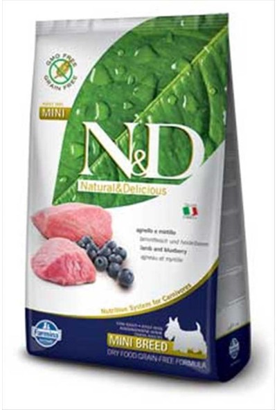 N&D Nd Tahılsız Kuzu Etli Küçük Irk Köpek Maması 2.5 kg N&D Nd Tahılsız Kuzu Etli Küçük Irk Köpek Maması 2.5 kg