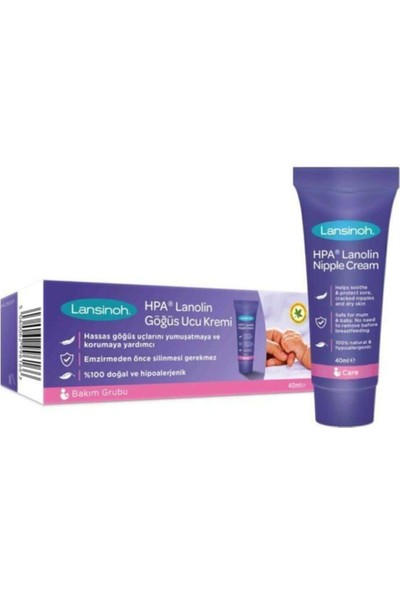 Lansinoh Hpa Lanolin Göğüs Ucu Kremi 40 ml Lansinoh Hpa Lanolin Göğüs Ucu Kremi 40 ml