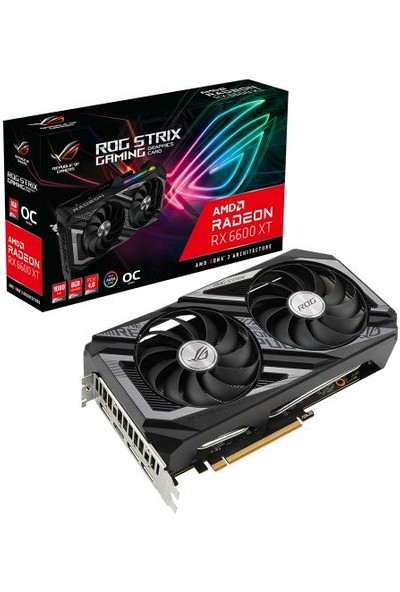 Asus Rx 6600 Xt Rog Strıx Oc 8Gb Gddr6 128Bit (Rog-Strıx-Rx6600Xt-O8G-Gamıng) Asus Rx 6600 Xt Rog Strıx Oc 8Gb Gddr6 128Bit (Rog-Strıx-Rx6600Xt-O8G-Gamıng)