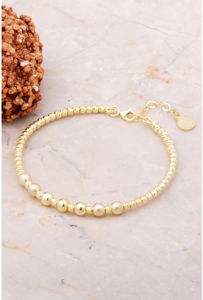 Sümer Telkari Dorissa Altın Yaldızlı Gümüş Bilezik Sümer Telkari Dorissa Altın Yaldızlı Gümüş Bilezik