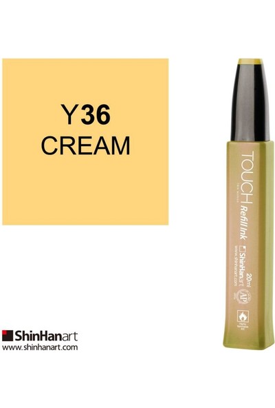 Touch Twin Marker Yedek Mürekkep 20 ml Y36 Krem
