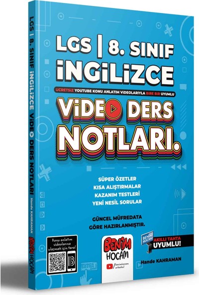 Benim Hocam Yayınları LGS 2022 8.sınıf İngilizce Video Ders Notları (Konu Anlatımı) Benim Hocam Yayınları LGS 2022 8.sınıf İngilizce Video Ders Notları (Konu Anlatımı)