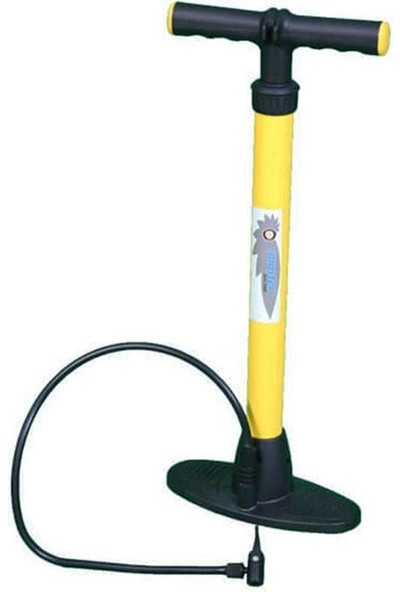 Badem10 Master El Tipi Hava Pompası Bisiklet Lastik Pompası Sarı