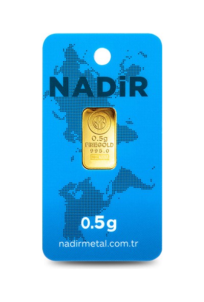 Nadir Gold 24 Ayar Külçe Gram Altın 0,5 Gr. Nadir Gold 24 Ayar Külçe Gram Altın 0,5 Gr.