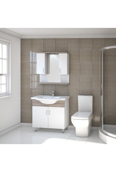 Denko Trend 80 Cm Banyo Dolabı Denko Trend 80 Cm Banyo Dolabı
