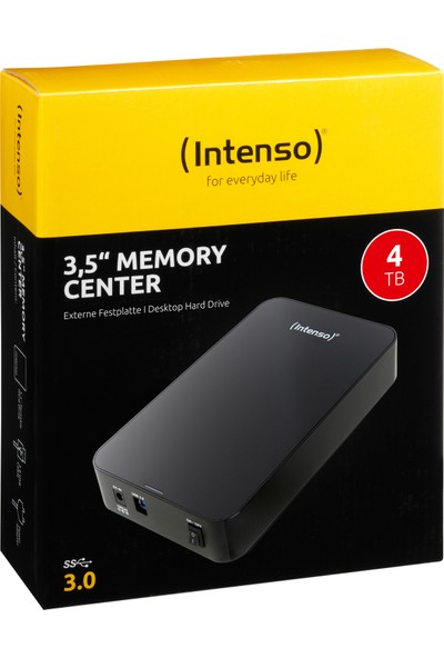 Intenso 4TB USB 3.0 Taşınabilir Harici Harddisk Siyah 3,5