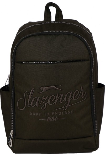 Me Çantam Slazenger Üç Bölmeli Yeşil Sırt Çantası - Nakışlı Logo - Tablet Bölmeli Me Çantam Slazenger Üç Bölmeli Yeşil Sırt Çantası - Nakışlı Logo - Tablet Bölmeli