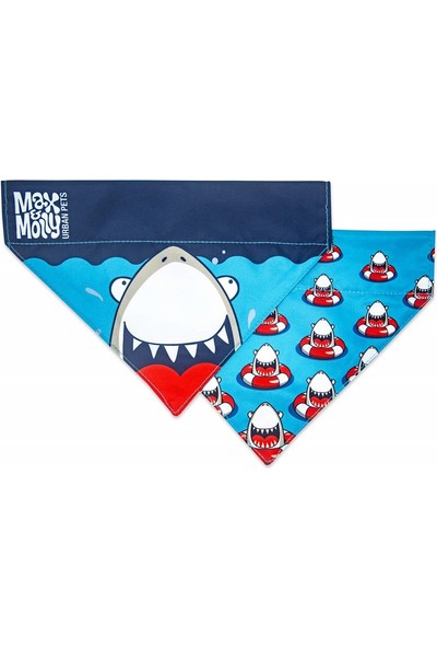 Max & Molly Frenzy The Shark Bandana- S