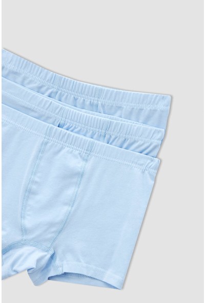 Defacto Erkek Çocuk Basic Esnek Dokulu 3'lü Boxer V4801A621AU