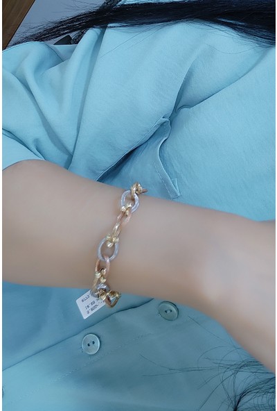 Ay Gold Mücevherat 14 Ayar Trend Bileklik Ay Gold Mücevherat 14 Ayar Trend Bileklik