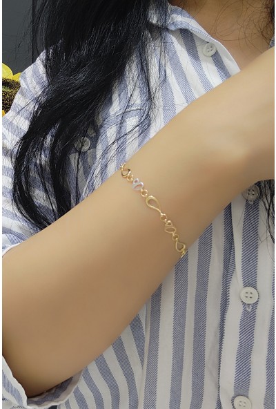 Ay Gold Mücevherat 14 Ayar Trend Bileklik Ay Gold Mücevherat 14 Ayar Trend Bileklik