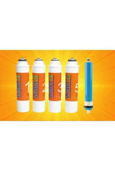 Waterlife Filtre 5 'li Set Waterlife Su Arıtma Filtresi