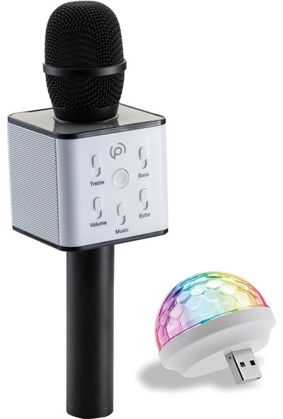 Polosmart FS22 Siyah Karaoke Mikrofon + Parti Topu Polosmart FS22 Siyah Karaoke Mikrofon + Parti Topu