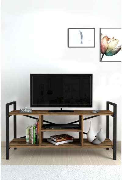 Bofigo Tv Sehpası Raflı Tv Ünitesi Televizyon Sehpası Lidya