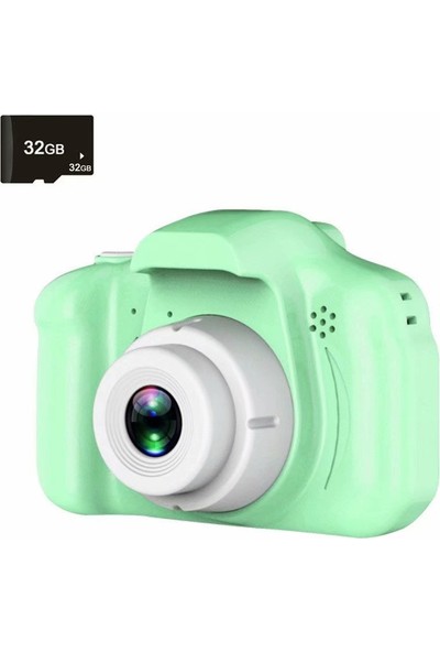 Yuandong 32GB Kartlı Hd Taşınabilir Dijital Fotoğraf Makinesi (Yurt Dışından)