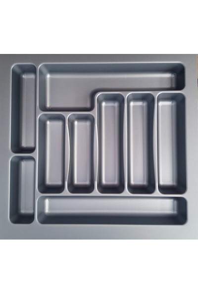 Nsp Çekmece Içi Plastik Kaşıklık Gri 47 x 49 cm