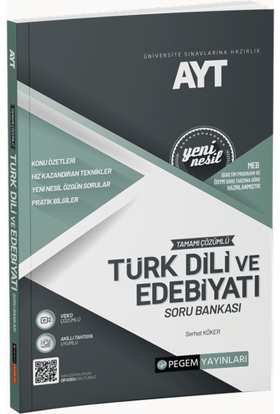Pegem Akademi 2022 AYT Tamamı Çözümlü Edebiyat Soru Bankası