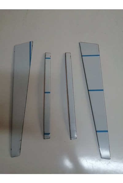 Blueoto Renault Megane 2 Krom Kapı Direği 4 Parça 2003-2008 Cam Direği Paslanmaz Blueoto Renault Megane 2 Krom Kapı Direği 4 Parça 2003-2008 Cam Direği Paslanmaz