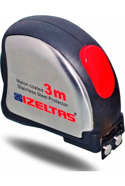 Izeltaş 05881 Krom Şerit Metre 3 mt