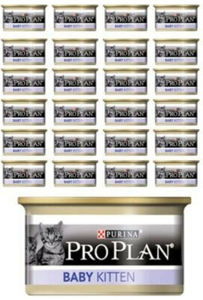 Pro Plan Baby Kitten Yavru Kedi Konserve 85 gr x 24