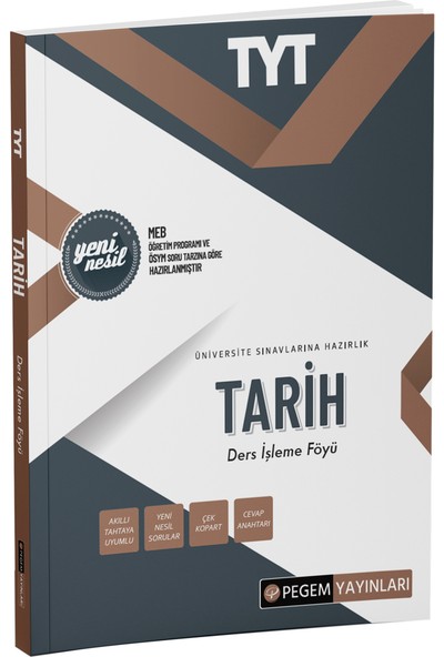 Pegem Akademi 2022 TYT Tarih Ders Işleme Föyü Pegem Akademi 2022 TYT Tarih Ders Işleme Föyü