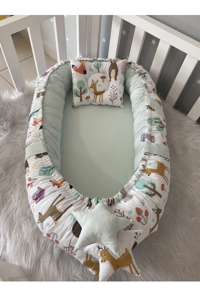 Jaju Baby Sevimli Orman Lüx Tasarım Babynest Jaju Baby Sevimli Orman Lüx Tasarım Babynest