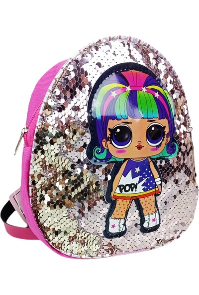 Başkent Çanta Işıklı Pullu Sırt Kız Çocuk Çantası Başkent Çanta Işıklı Pullu Sırt Kız Çocuk Çantası