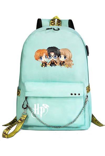 Sw Future Hogwarts Okulu USB Şarj Edilebilir Okul Çantası (Yurt Dışından)