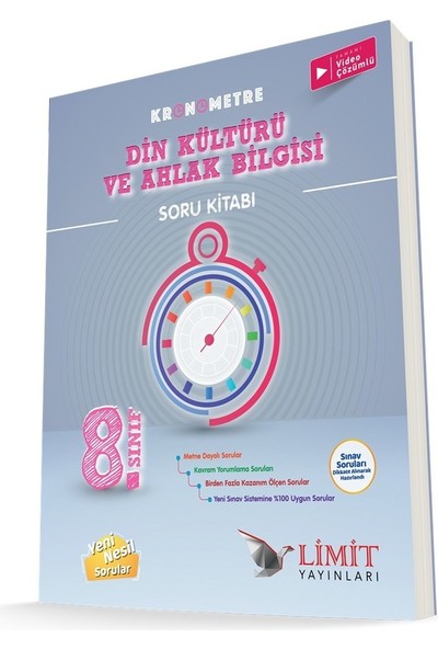Limit Yayınları 8.Sınıf Kronometre Din Kültürü ve Ahlak Bilgisi Soru Bankası Limit Yayınları 8.Sınıf Kronometre Din Kültürü ve Ahlak Bilgisi Soru Bankası