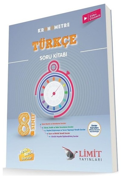 Limit Yayınları 8.Sınıf Kronometre Türkçe Soru Bankası Limit Yayınları 8.Sınıf Kronometre Türkçe Soru Bankası
