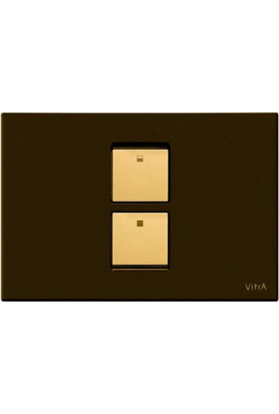 Vitra Twin2 740-0112 Kumanda Paneli Mat Siyah Altın Vitra Twin2 740-0112 Kumanda Paneli Mat Siyah Altın