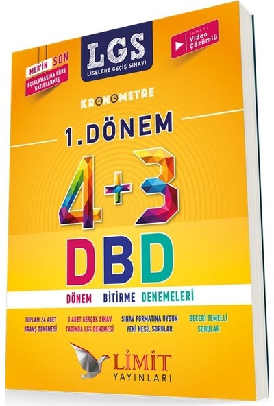 Limit 8.Sınıf LGS 4+3 1.dönem Bitirme Denemeleri Limit 8.Sınıf LGS 4+3 1.dönem Bitirme Denemeleri
