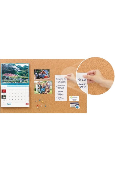 Panda Post It Pano Yapışkan Yüzeyli Mantar Pano 46 x 61 cm