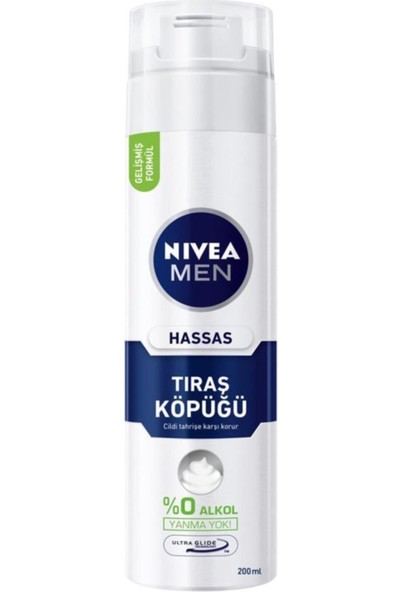 Nivea Men Hassas Tıraş Köpüğü 200 ml Nivea Men Hassas Tıraş Köpüğü 200 ml