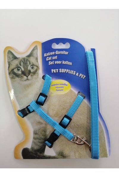 Techno Smart Kedi Göğüs Tasması ve Gezdirme Seti Techno Smart Kedi Göğüs Tasması ve Gezdirme Seti