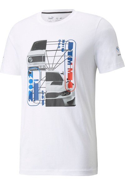 Puma Bmw Mms Car Graphic Tee Erkek Günlük Tişört 53119402 Beyaz Puma Bmw Mms Car Graphic Tee Erkek Günlük Tişört 53119402 Beyaz
