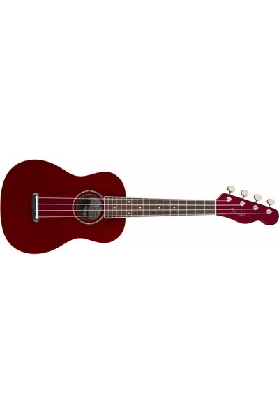 Fender Zuma Classic Concert Uke Ceviz Klavye Candy Apple Red Fender Zuma Classic Concert Uke Ceviz Klavye Candy Apple Red