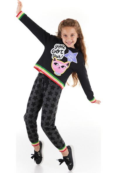 Mushi Good Meow Kız Eşofman Takım