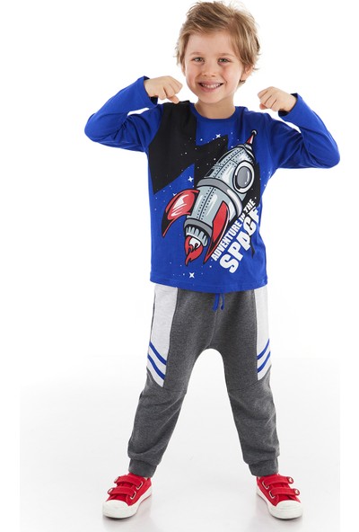 Mushi Uzay Macerası Erkek Çocuk Pantolon Takım
