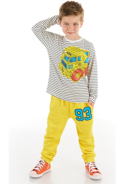 Denokids 93 Kamyon Erkek Çocuk Pantolon Takım