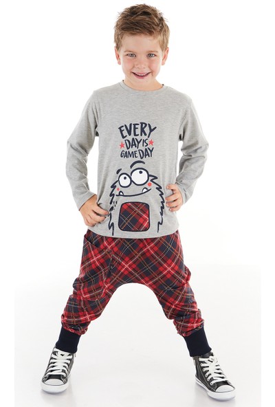 Denokids Game Everyday Erkek Çocuk Pantolon Takım