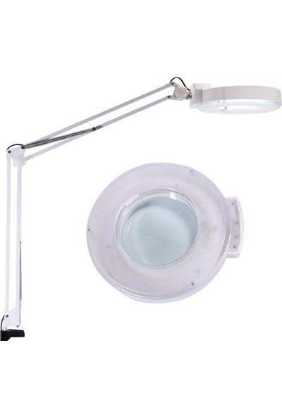 Wellhise 298-LED Masa Tipi LED Büyüteç Işıklı 5x Zoom 5 Diop