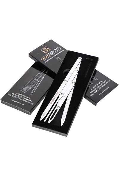 GAIA BROWS Golden Mean Eyebrow Dıvıder - Altın Oran Pergeli ( Kaş Tasarımı ) GAIA BROWS Golden Mean Eyebrow Dıvıder - Altın Oran Pergeli ( Kaş Tasarımı )