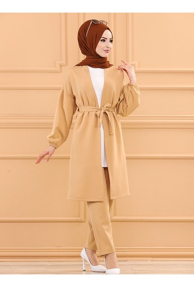 Ceket&pantolon Ikili Takım - Bej - Tofisa