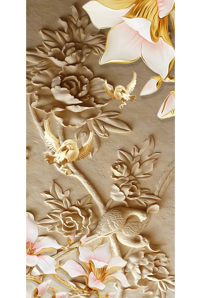 Cici Wallpaper 320 x 270 cm 3 Boyutlu Duvar Kağıdı Poster