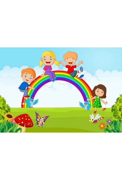 Cici Wallpaper 320 x 270 cm 3 Boyutlu Duvar Kağıdı Poster