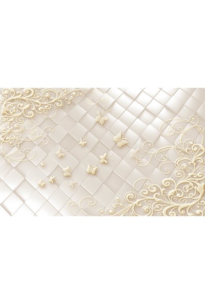 Cici Wallpaper 320 x 270 cm 3 Boyutlu Duvar Kağıdı Poster