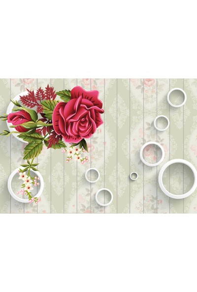 Cici Wallpaper 320 x 270 cm 3 Boyutlu Duvar Kağıdı Poster