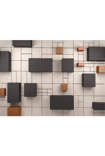 Cici Wallpaper 320 x 270 cm 3 Boyutlu Duvar Kağıdı Poster