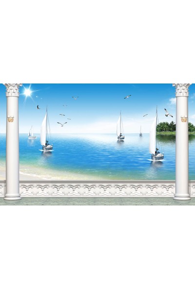 Cici Wallpaper 320 x 270 cm 3 Boyutlu Duvar Kağıdı Poster